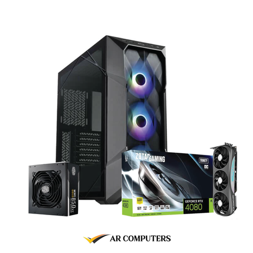 Zotac RTX 4080 16GB TRINITY OC Cooler master TD500 MESH V2 AND MWE ...