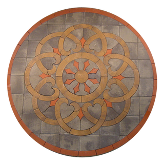 Circle Paver Kits | Patio Design Ideas | Fleur de lis