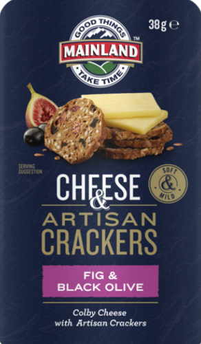 Main Land Cheese on the Go Extra Tasty with Artisan Crackers 38GM ...