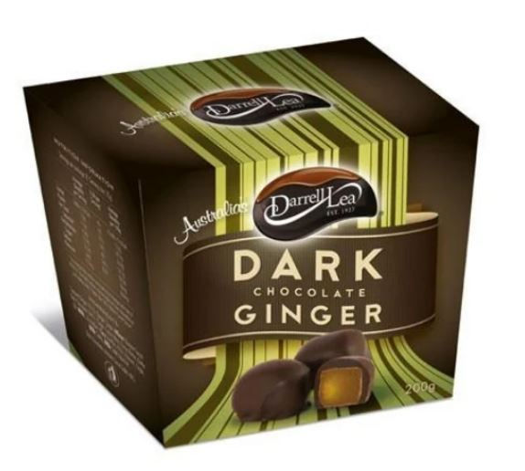 Darrell Lea Dark Ginger Box 200g | Butterfields RBWH