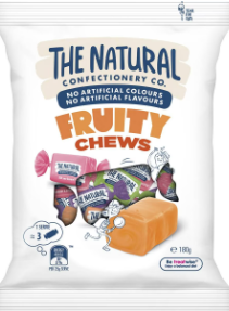 The Natural Confectionery Co. Fruity Chews Lollies 180g | Butterfields RBWH