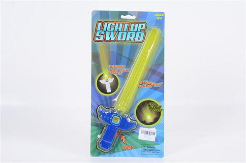 SW0014 Carded Light Up Sword 30cm | Caledon Wholesalers