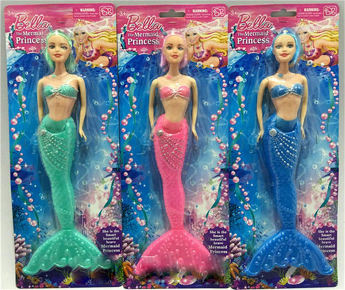 DO0227 Carded Light Up Mermaid 39cm | Caledon Wholesalers