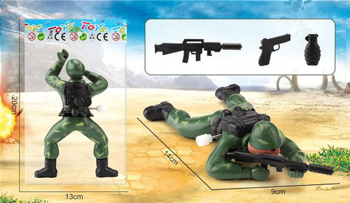 BO0009 Toys Pkt Sml Wind up Soldier | Caledon Wholesalers