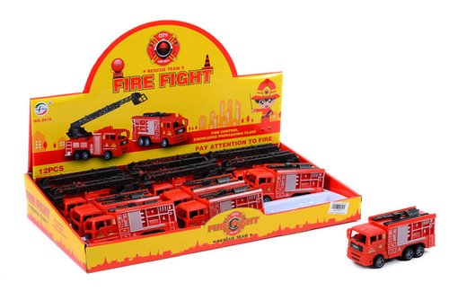 CA0930 Plastic Fire Engines 12/BOX | Caledon Wholesalers