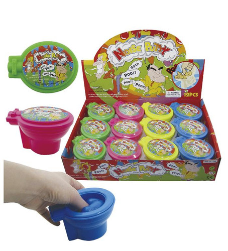 NO0074 Noise Putty Fart Slime ASST 12/Box | Caledon Wholesalers