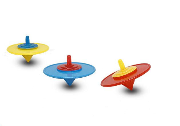 NO0172 Plastic Spinning Tops 5.2x5.2cm | Caledon Wholesalers