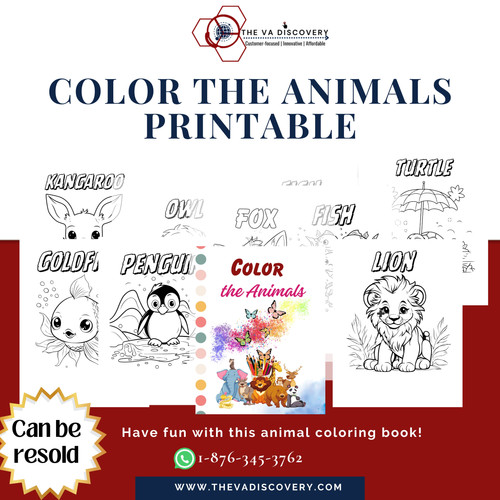 Color the Animals Printable | The VA Discovery
