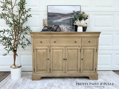 Solid Wood Buffet | Pretty Paint & Pulls