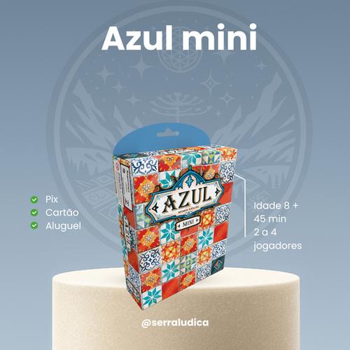 Azul mini | Serra Lúdica