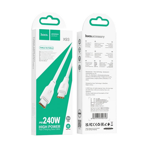 Cable Tipo C 2 metros 240w | Speed Cell Panama