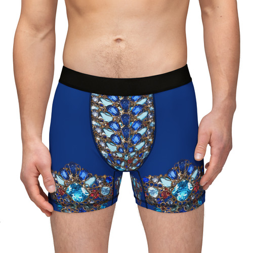 Men's BF Blue Bling Boxers Briefs | Beautifully Forgotten
