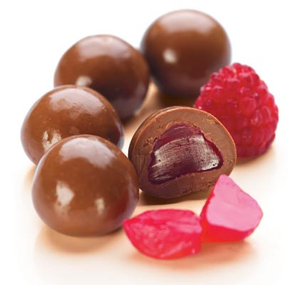 Premium Choc Raspberries 180g | yeoldelollyshoppe