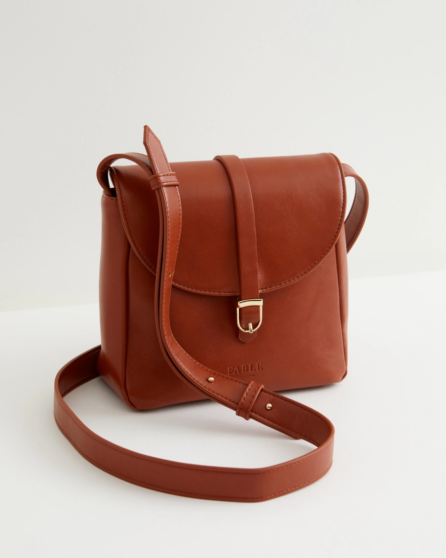Tan Buckle Bag | My Store