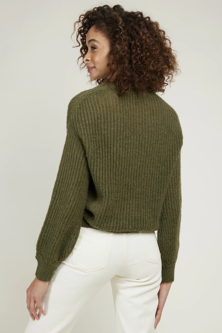 Phara Mohair and French Wool Knit - Moss | My Store