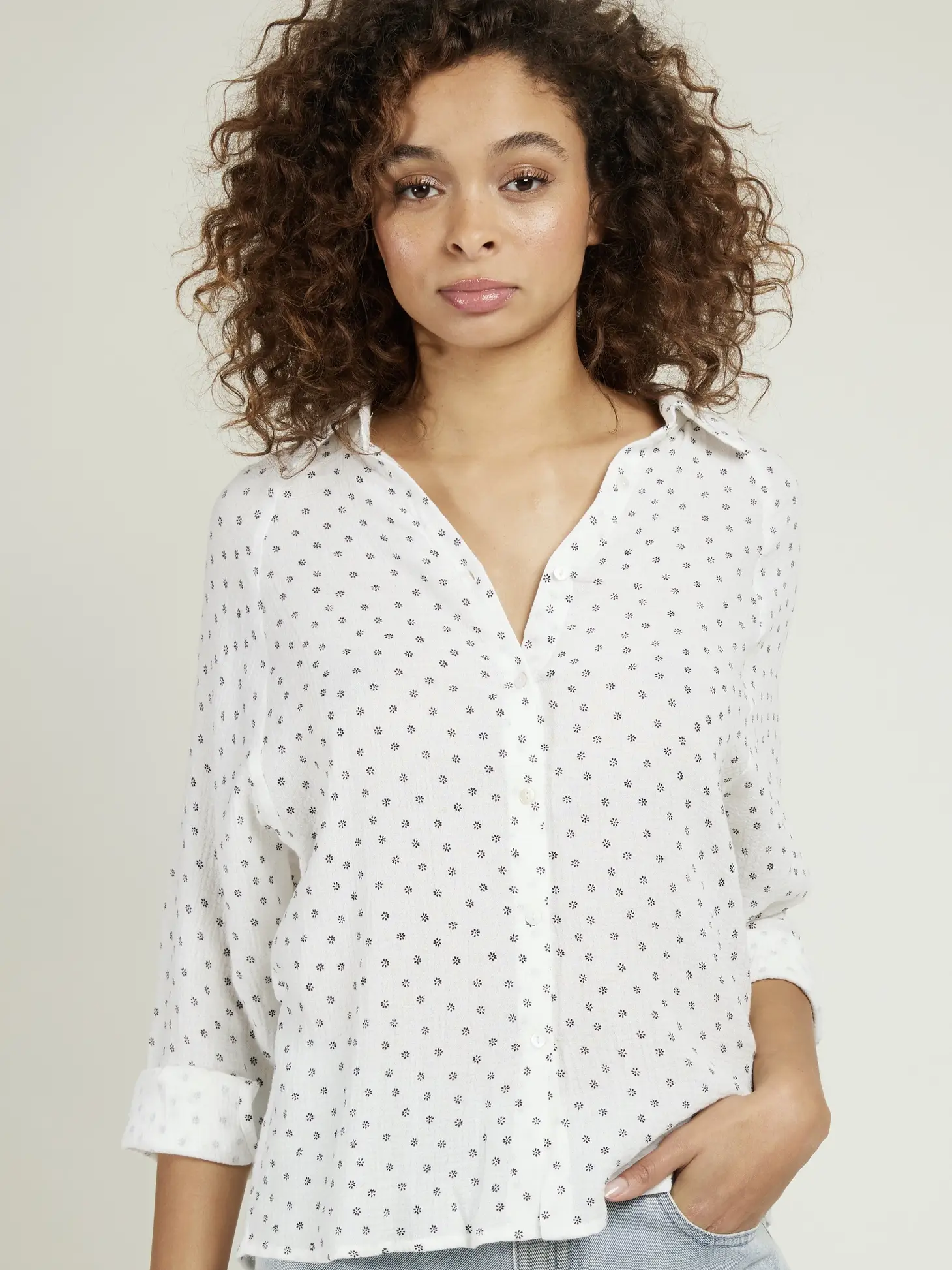 Juliette French Cotton Blouse | My Store