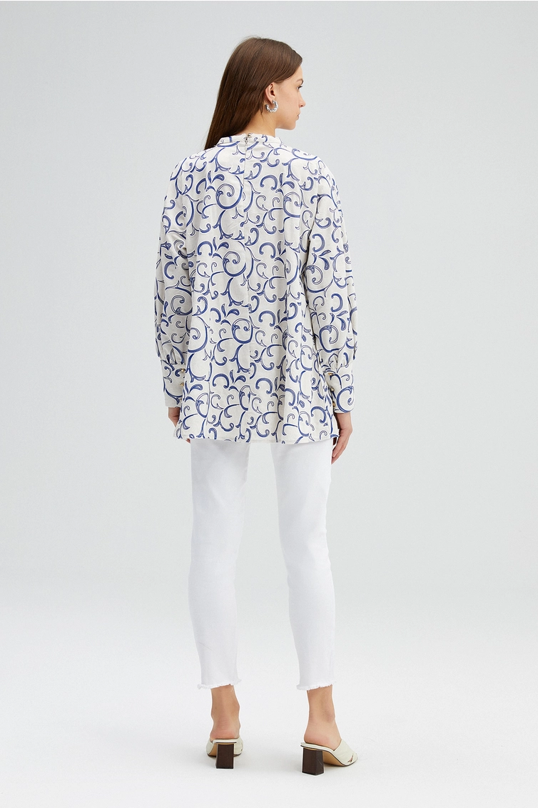 Embroidered Turkish Linen Tunic | My Store