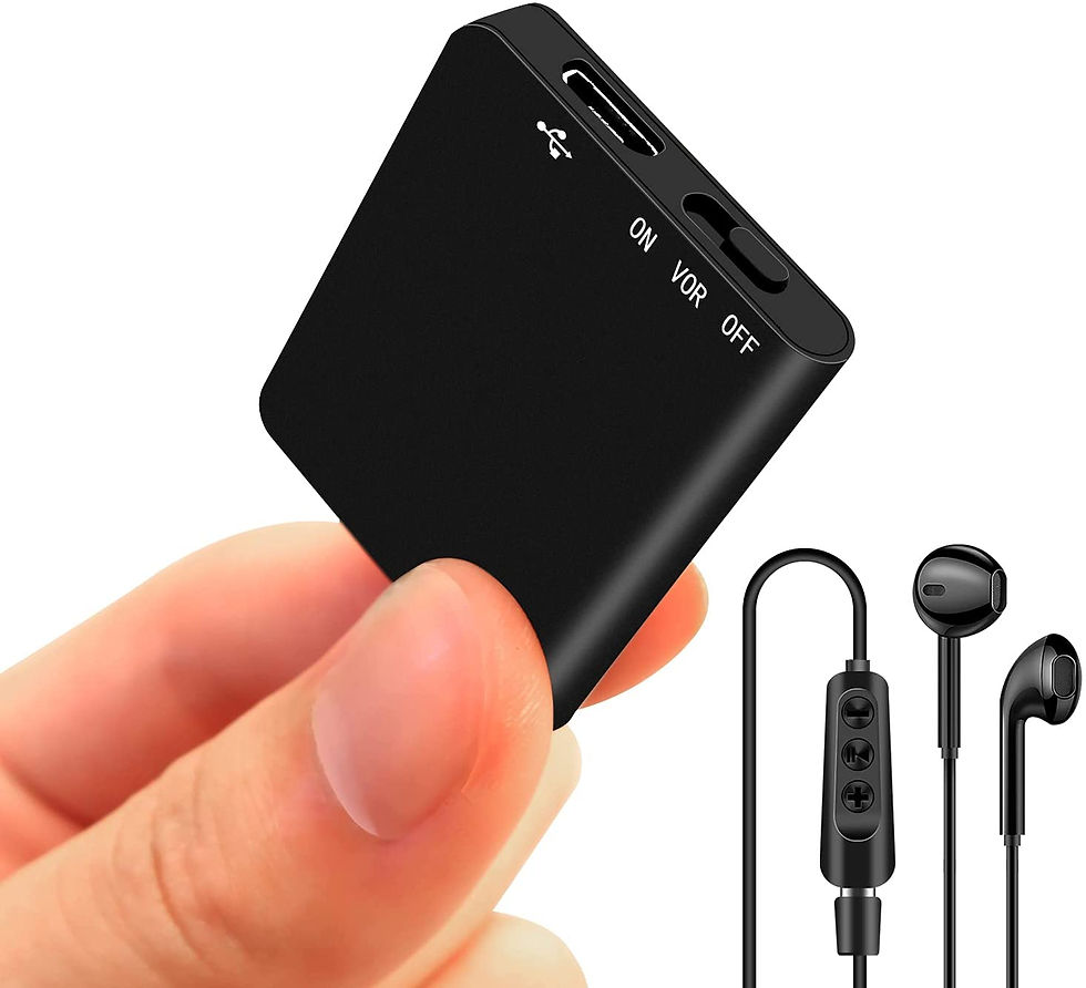 Nano Voice Recorder nur 10 gr. schwer - Auto aufnahme | www.abhoeren24.com