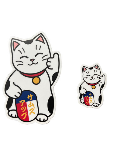 Fortune Cat Thumbs Up Sticker (S27) 2set | Steve's POV