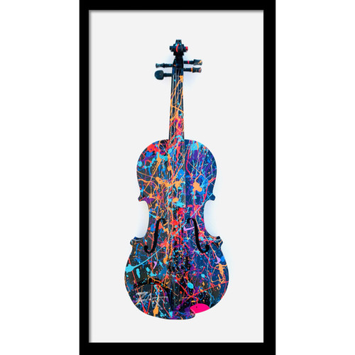 EM Zax Original hand painted Violin | bittanfineart