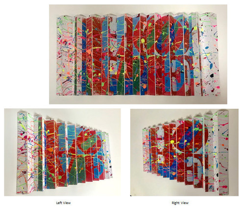 EM Zax Original hand painted Polymorph | bittanfineart