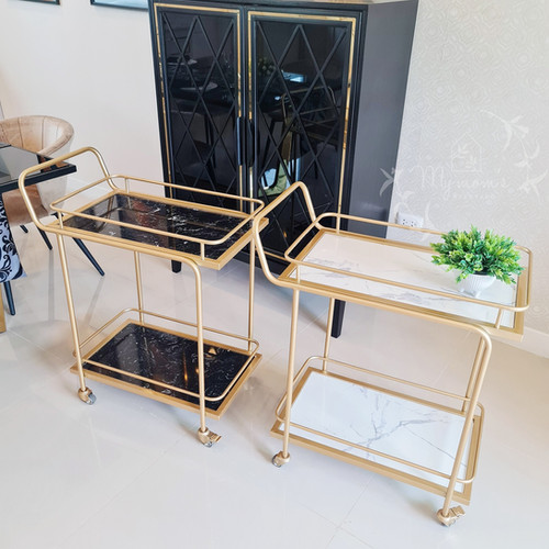 Luxury marble moving rack #MMB359 | My Mom's Backyard