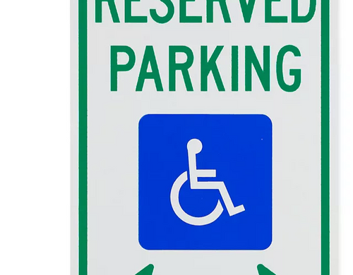 Reserved Parking and Exit Signs | Stay Safe Traffic C