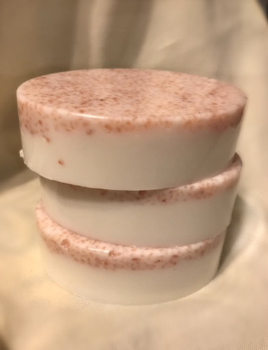 Pink Himalayan Sea Salt Scrub Bar | handmade soap
