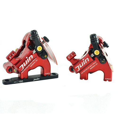 JUIN TECH F1 FLAT MOUNT DISC BRAKE SET FRONT & REAR | The Perfect Bike