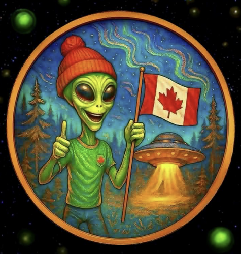 5oz Canadian Alien Chronicles – The First Arrival (Justin Edition ...