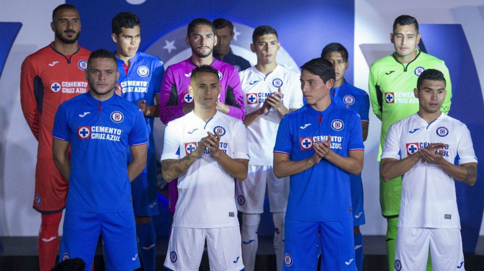 Los nuevos uniformes de Cruz Azul