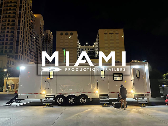 Production Gallery | Miami production trailers | Miami production vehicles