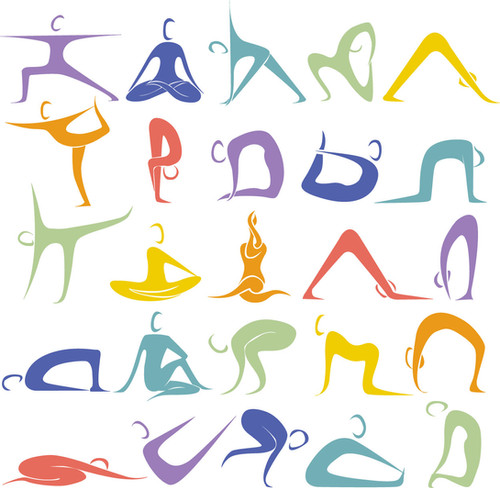 Joyful Yoga Poses Print Small | Yoga for Life