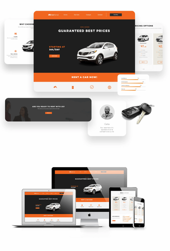 Wix Templates | Car Rental WX Templates