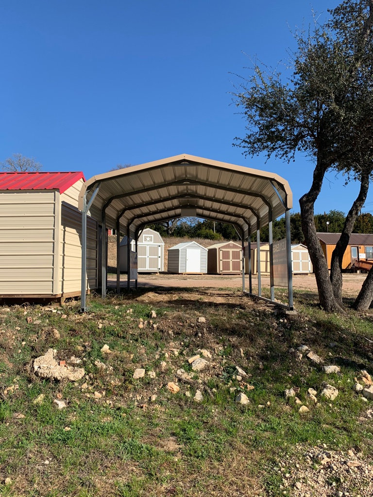 Single Metal Carport 12x21 | Moore Liberty Buildings