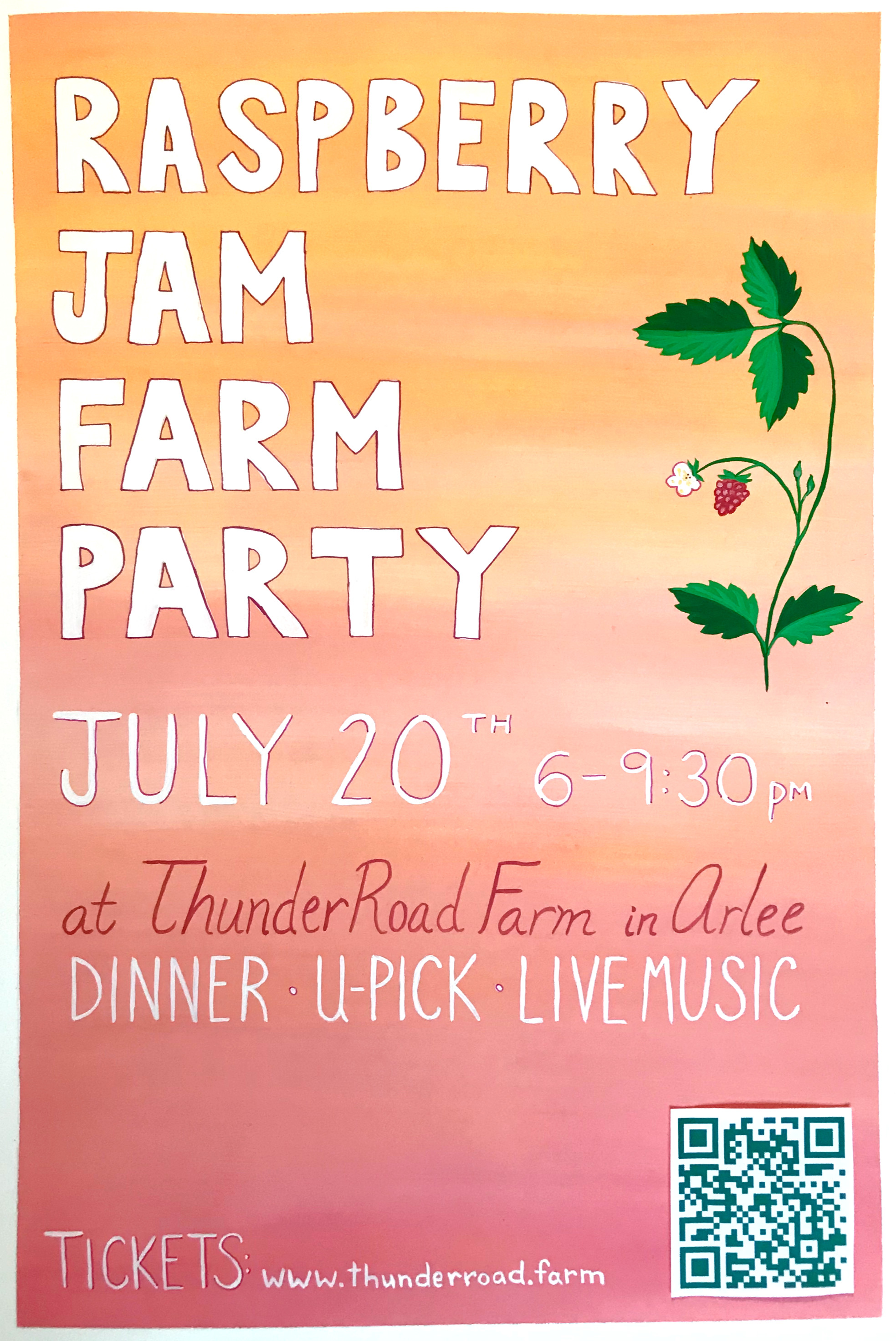 Raspberry Jam Farm Party | Thunder Road Farm