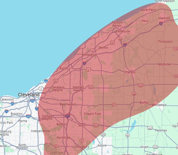 SERVICE LOCATIONS | clevelandtree