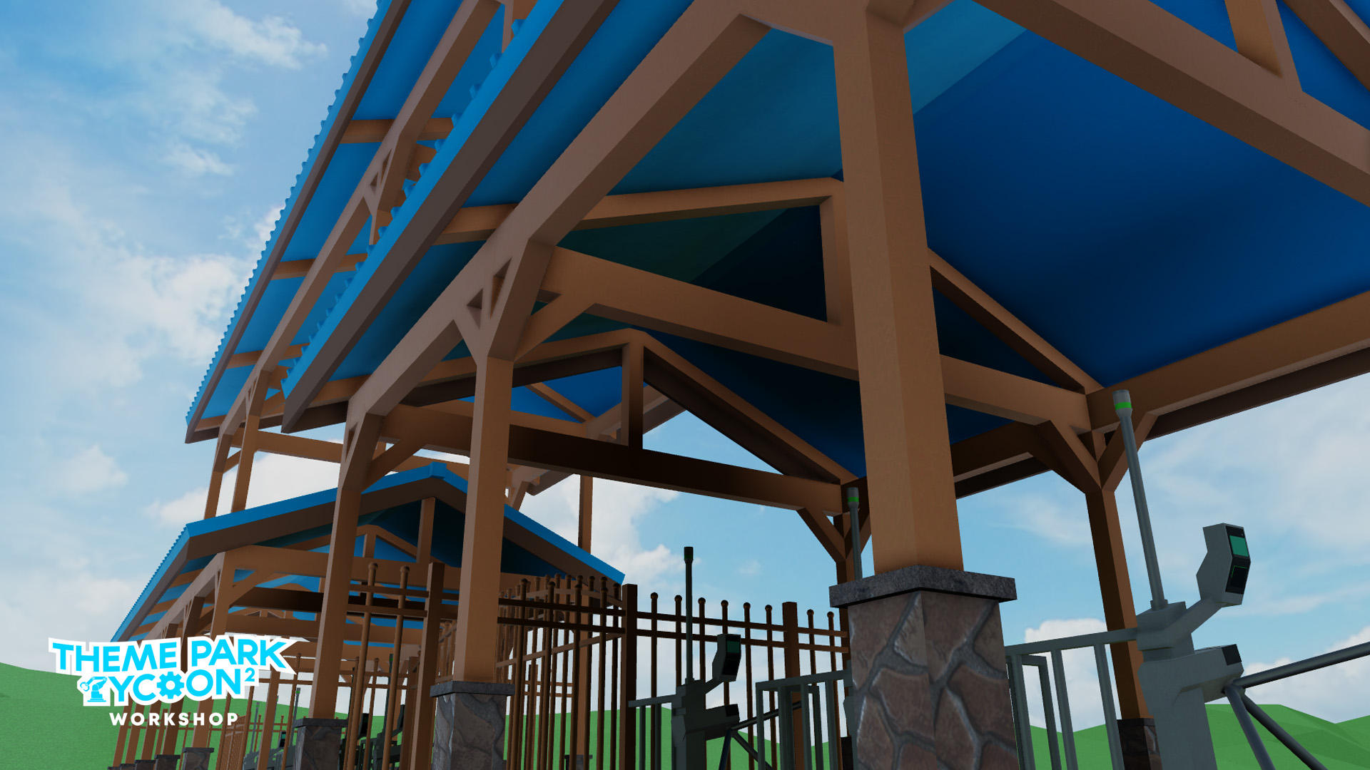 Six Flags Inspired Entrance