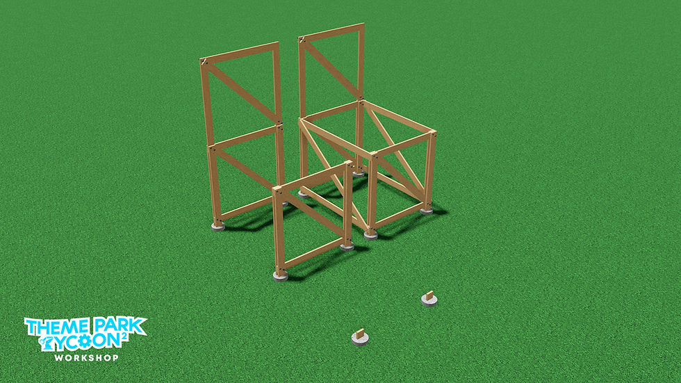 Bricklord's Wooden Coaster Support Kit