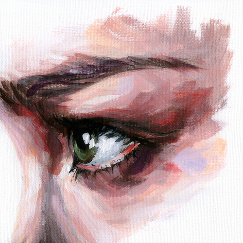 Eye Study No. 6 – Original Eye Painting | Alexandra Andreica