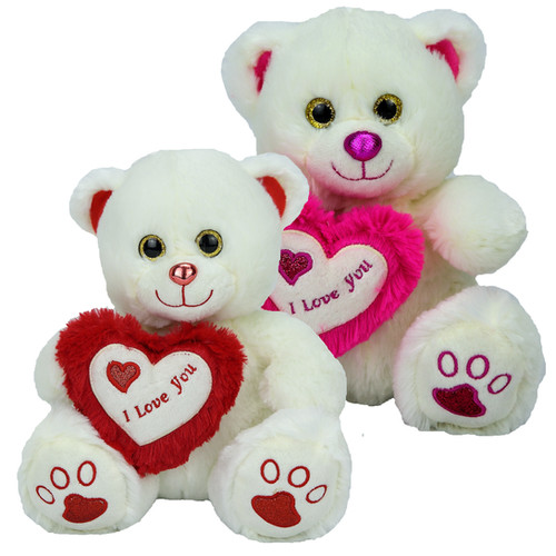 Fuzzy Heart Love Cubs, with Metallic Accents and Two Sizes with Your ...