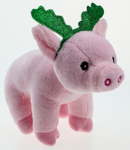 Antlered Holiday Pig Created for On-Demand Financial Service with Your ...