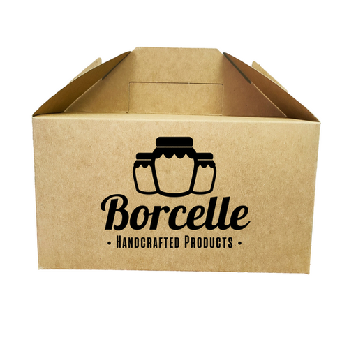 Snack Box - 18x15.5x10 - Personalizada - Kraft | Manuela Impressões