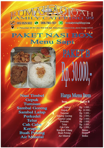 Menu Sapi Paket B | Rumah Aqiqah