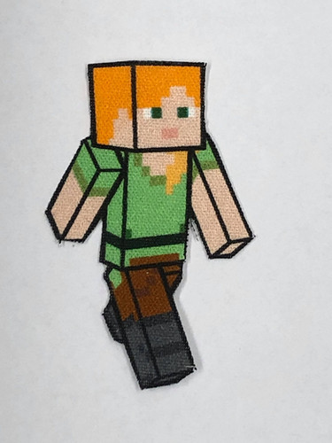 #253 Minecraft Alex | eye-patches-for-kids