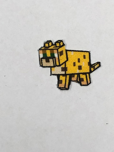 #252 Minecraft Mini Ocelot | eye-patches-for-kids