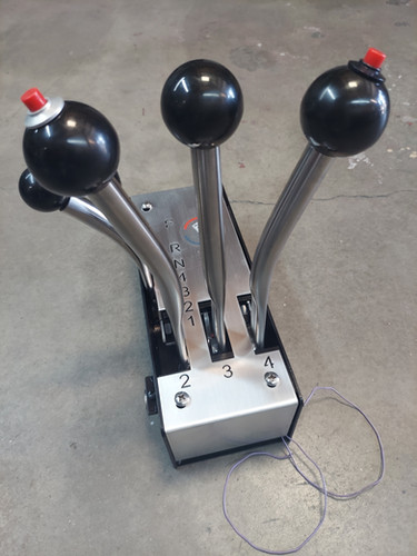 Lightning Rod Shifter with chrome tubes | KILDUFF SHIFTERS