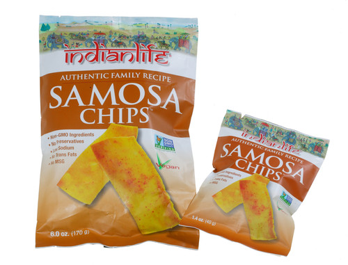 Chips Samosa(Snack pack size) 24pkts x 1.4oz (40g) | Indianlife