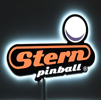 AMUSEMENT MACHINE DISTRIBUTORS - STERN PINBALL SIGNS