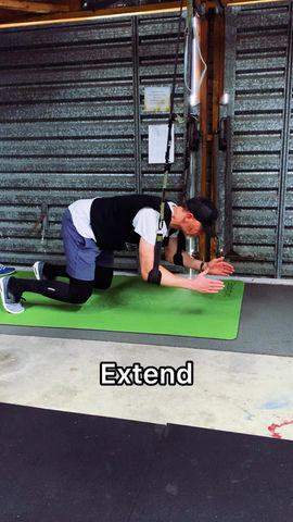 Core exercises using the plank position.